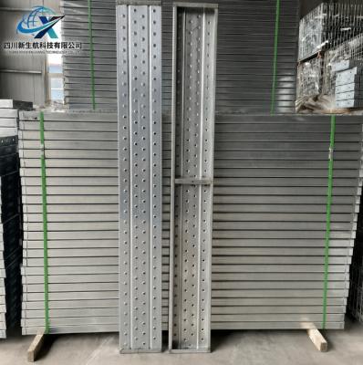 China 100% Recyclable Perforated Steel Scaffolding Plank With Anti Slip Punched Holes for sale