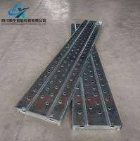 China 100% Recyclable Perforated Steel Scaffolding Plank With Anti Slip Punched Holes for sale