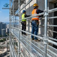 China Tubular Galvanized Scaffold Walkboard 2000mm 2400mm 3000mm 4000mm With Diamond Hole Pattern for sale