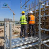 China Tubular Galvanized Scaffold Walkboard 2000mm 2400mm 3000mm 4000mm With Diamond Hole Pattern for sale