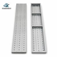 China Perforated Steel Scaffolding Part HDG Metal Scaffolding Planks For Construction Access for sale