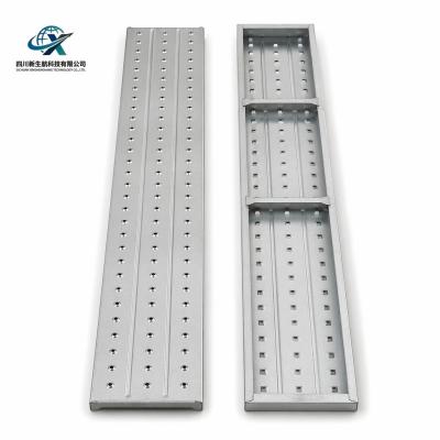 China Perforated Steel Scaffolding Part HDG Metal Scaffolding Planks For Construction Access for sale