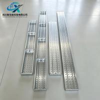 China Hot Dip Galvanized Steel Scaffold Walkboard Heavy Duty With Secure Hook Attachments for sale