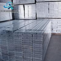 China Hot Dip Galvanized Steel Scaffold Walkboard Heavy Duty With Secure Hook Attachments for sale