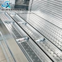 China Hot Dip Galvanized Steel Scaffold Walkboard Heavy Duty With Secure Hook Attachments for sale