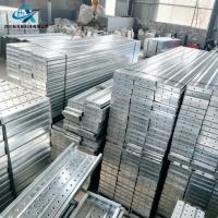China Hot Dip Galvanized Steel Scaffold Walkboard Heavy Duty With Secure Hook Attachments for sale