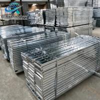 China Anti Slip Perforated Steel Scaffolding Plank Heavy Duty With Reinforced Ribs for sale