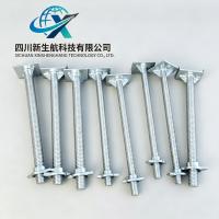 China Durable Galvanized Q235 Adjustable Screw Jack Base High Rigidity With High Load Capacity for sale