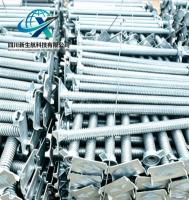 China Durable Galvanized Q235 Adjustable Screw Jack Base High Rigidity With High Load Capacity for sale