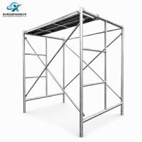 China Q235 Steel Anti Slip Scaffold Tower Walk Through Frame 1219x1700mm EN1065 Certified for sale