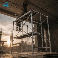 China Q235 Steel Anti Slip Scaffold Tower Walk Through Frame 1219x1700mm EN1065 Certified for sale