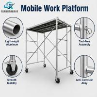 China Q235 Steel Anti Slip Scaffold Tower Walk Through Frame 1219x1700mm EN1065 Certified for sale