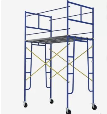 China Multi Color Painted Scaffold Tower Set 1219x1700mm With Locking Casters Deck for sale