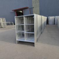China Q235 HDG Scaffold Tower Frame 1219x1700mm Walk Through Type Anti Slip for sale