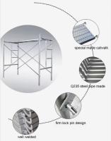 China HDG H Frame Walk Through Scaffold 1219x1700mm With Cross Brace EN1065 for sale