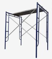 China HDG H Frame Walk Through Scaffold 1219x1700mm With Cross Brace EN1065 for sale