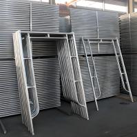 China HDG H Frame Walk Through Scaffold 1219x1700mm With Cross Brace EN1065 for sale