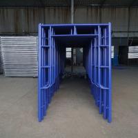 China HDG H Frame Walk Through Scaffold 1219x1700mm With Cross Brace EN1065 for sale