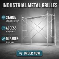 China HDG Q235 Walk Through Frame Scaffolding 1219x1700mm With Steel Deck X Brace for sale
