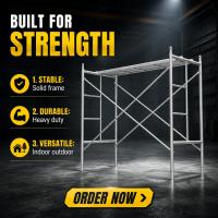 China Mobile Walk Through Frame Scaffolding Tower For Interior Maintenance Work for sale