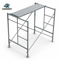 China Q235 Steel Walk Through Scaffolding Frame With Cross Braces / Work Platform for sale