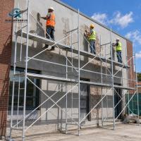 China Modular Frame Scaffolding With Platform Deck For Building Work for sale