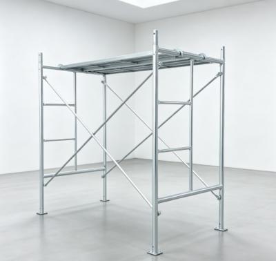 China Metal Frame Scaffold Tower 6.3ft Height With Removable Platform Components for sale