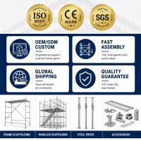 China Metal Frame Scaffold Tower 6.3ft Height With Removable Platform Components for sale