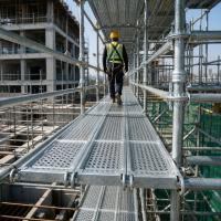 China OEM ODM HDG Scaffold Steel Plank Hook Type Perforated Platform Board Factory for sale
