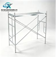 China Walk Through Metal Scaffolding Frame Easy Assembly With Stable Cross Braced Structure for sale