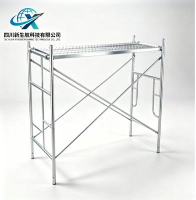 China Walk Through Metal Scaffolding Frame Easy Assembly With Stable Cross Braced Structure for sale