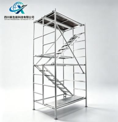 China Castered Walk Through Scaffolding Frame Tower For Repair / Installation for sale