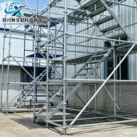 China Castered Walk Through Scaffolding Frame Tower For Repair / Installation for sale