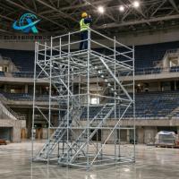 China Castered Walk Through Scaffolding Frame Tower For Repair / Installation for sale