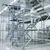 China Castered Walk Through Scaffolding Frame Tower For Repair / Installation for sale