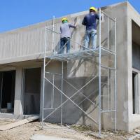China Steel Frame Scaffolding Tower 6FT Height With Open Work Platform Design for sale