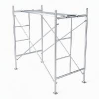 China Walk Through Steel Tubular Scaffolding Frame For Construction Access for sale