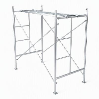 China Walk Through Steel Tubular Scaffolding Frame For Construction Access for sale