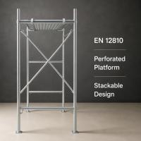 China Walk Through Steel Tubular Scaffolding Frame For Construction Access for sale