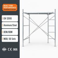 China Walk Through Steel Tubular Scaffolding Frame For Construction Access for sale