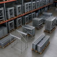 China Walk Through Steel Tubular Scaffolding Frame For Construction Access for sale