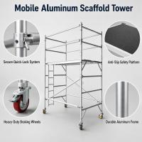 China Open Frame Scaffolding Tower Customized With Platform / Ladder Access for sale