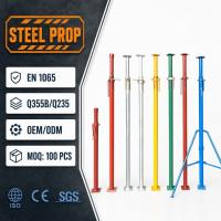 China Italian Style Adjustable Scaffolding Prop Hot Dip Galvanized / Powder Coated With Tripod for sale