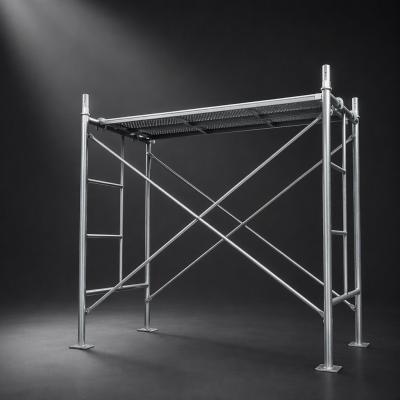 China Portable Walk Through Scaffolding Frame Tower For Painting / Maintenance for sale