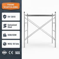 China Portable Walk Through Scaffolding Frame Tower For Painting / Maintenance for sale