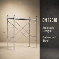 China Portable Walk Through Scaffolding Frame Tower For Painting / Maintenance for sale