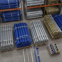 China 2000mm-3500mm Adjustable Steel Prop Square Plate Pin Lock EN 1065 For Bridge Formwork for sale