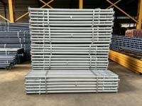 China Q235 / Q345 Steel Support Props OD48mm 20KN Square Base Plate 4 Hole Blue Wing Nut Collar Formwork Support for sale