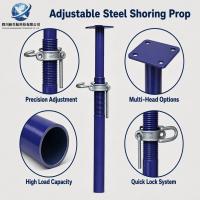 China Industrial Galvanized Steel Props Multi Color Adjustable Shoring Post Jack for sale