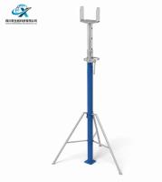 China Q345 Steel Adjustable Acrow Prop Telescopic Shoring Post With Tripod Stand Support for sale